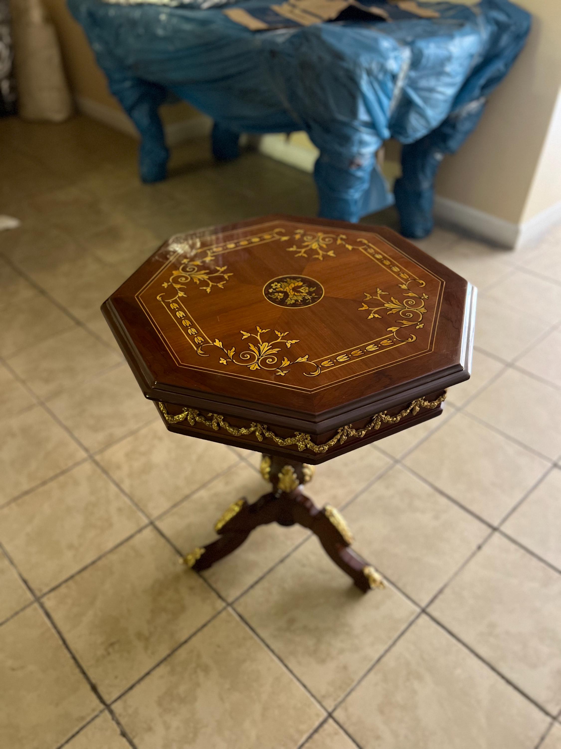 Baroque Vintage Side Table - Etsy