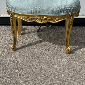 Gold Leaf Stool Bench Ottoman - Etsy