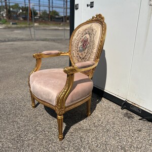 Louis XV Style Gold Gilt Parlor Chair Armchair - Etsy