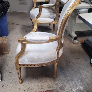Louis XV Style Gold Gilt Parlor Chair Armchair - Etsy