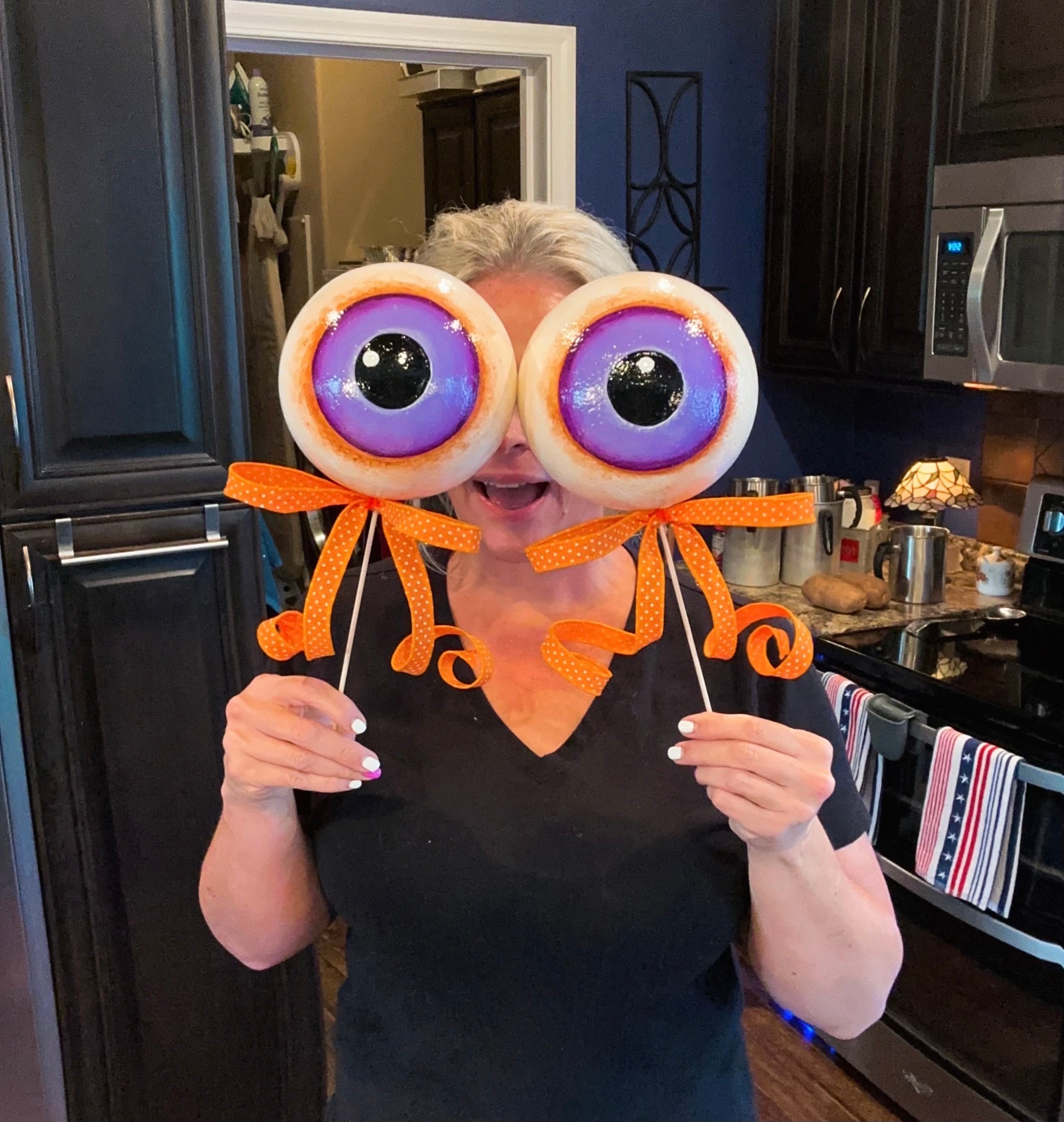 Spooky Halloween Eyeball Picks 6 Inches - Etsy