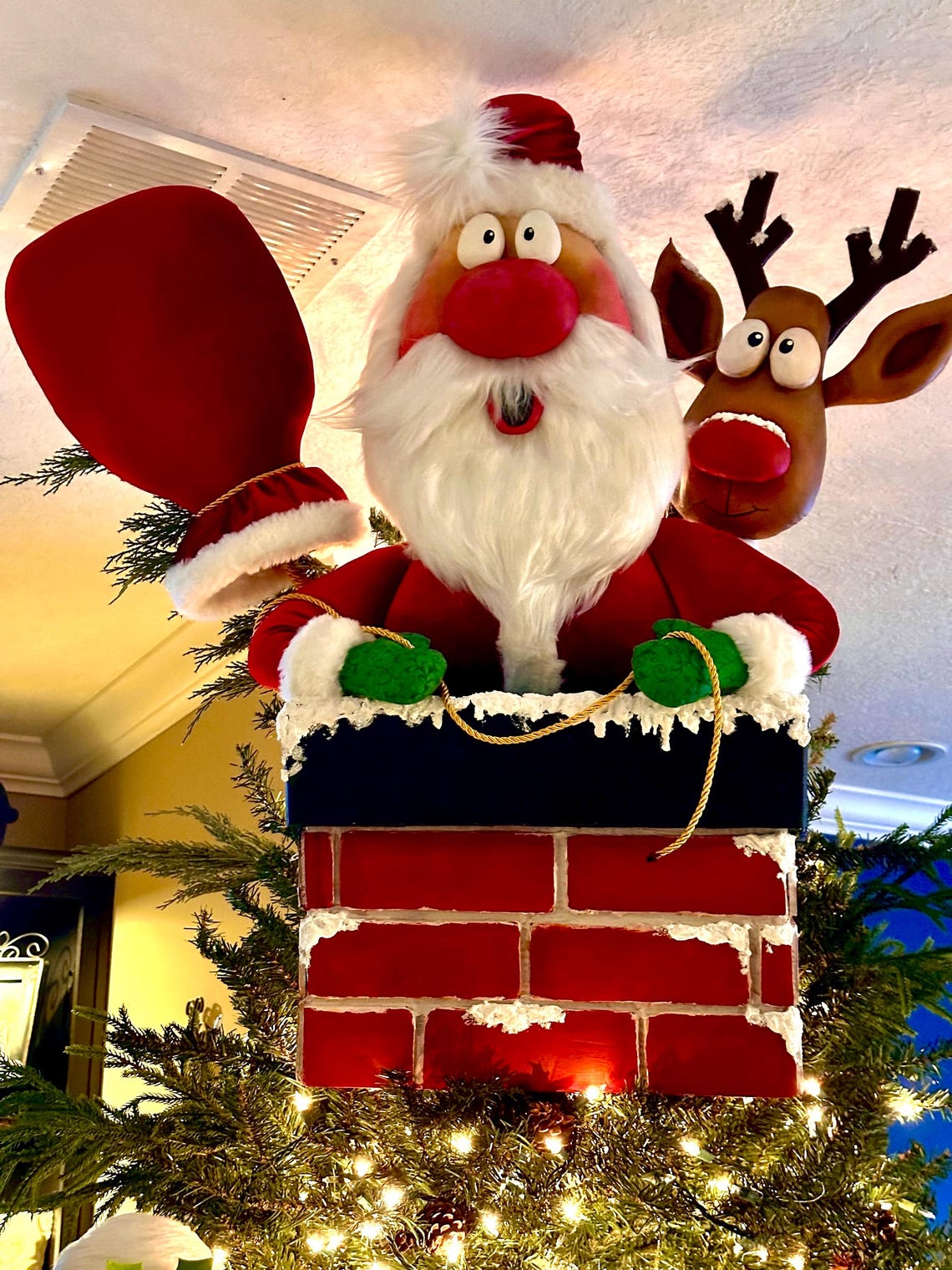 Buddy the Reindeer Wreath Attachment, Multiple Purchasing Options - Etsy