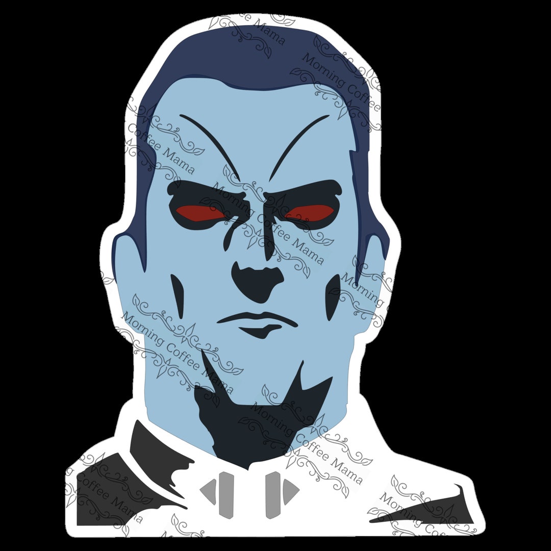 Grand Admiral Thrawn Cut File | Instant Download | SVG Zip File - Etsy