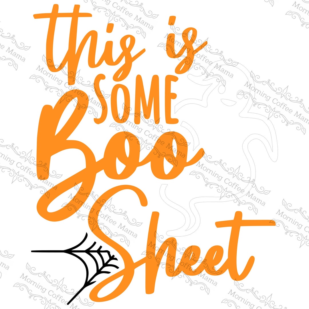 Boo Sheet| Instant Download | SVG Zip File - Etsy
