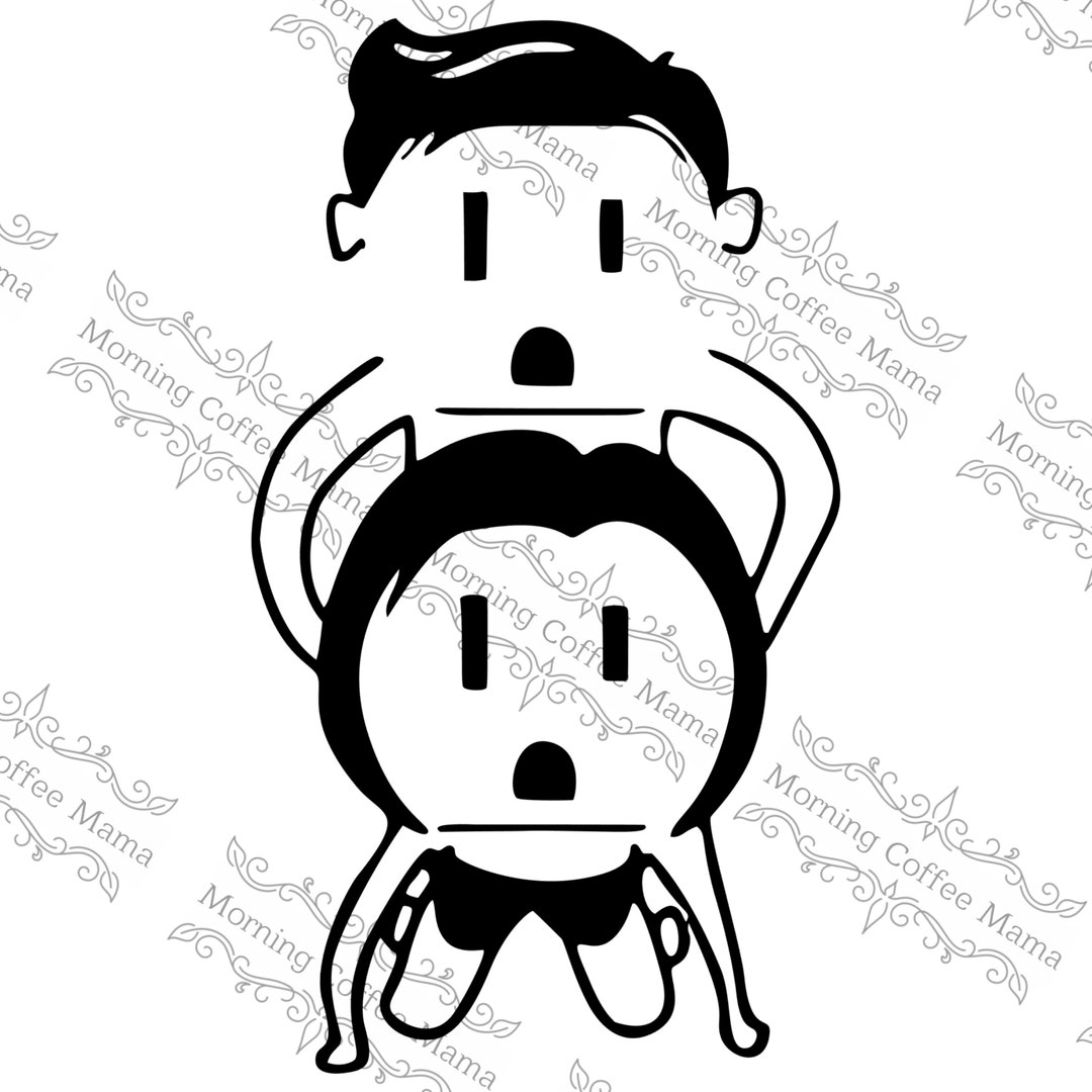 Dirty Outlet Cover Cut File | Instant Download | SVG Zip File - Etsy