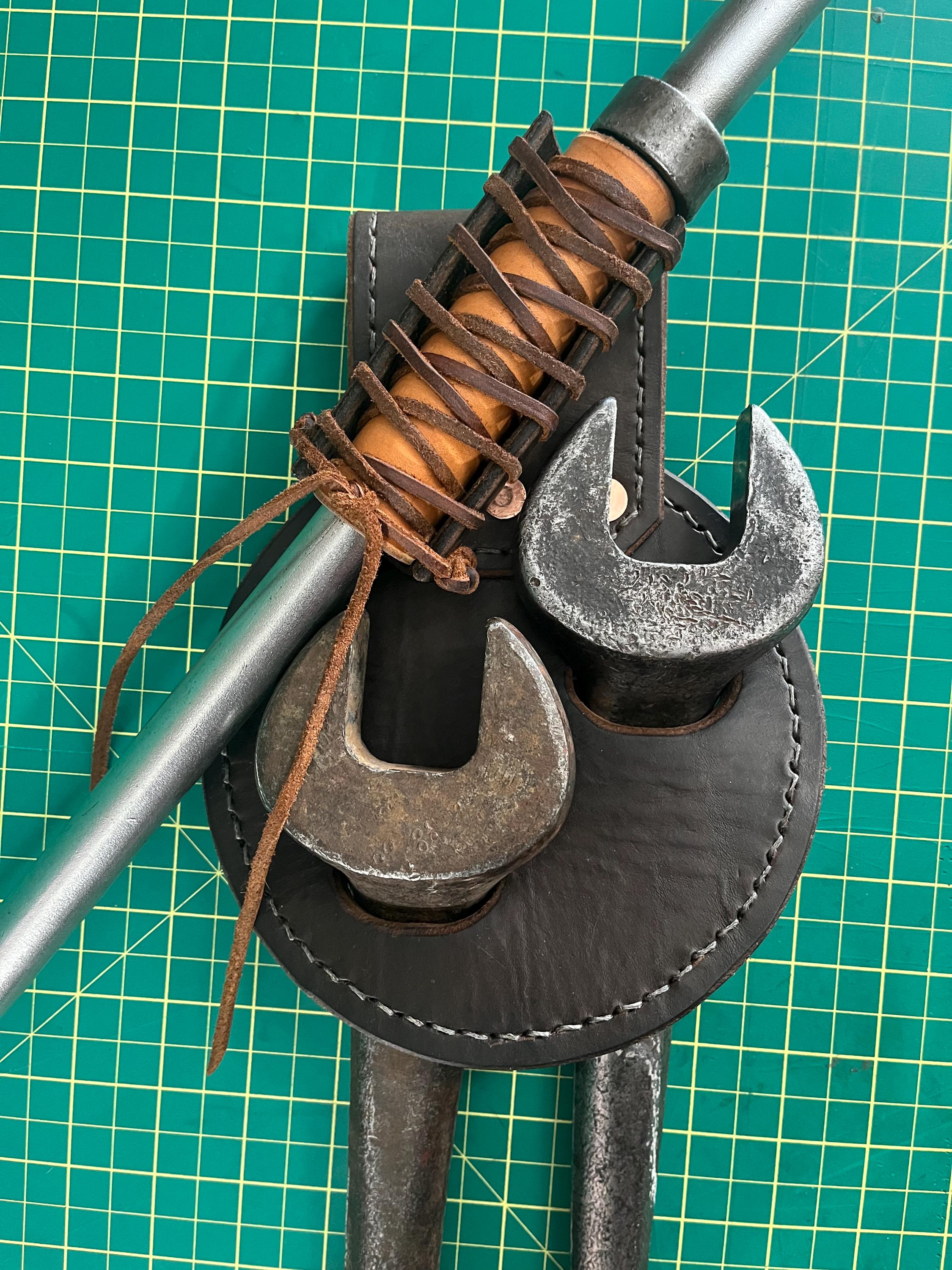 The Old Gray Ironworker Spud Wrench/sleever Bar Holder, Scabbard, Frog ...