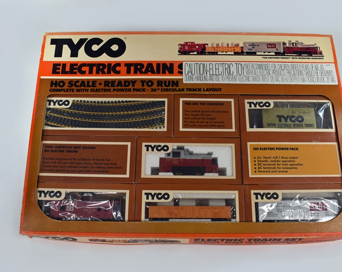 TYCO “the Switcher Freight” Electric Train Set No. 7300 – HO Scale - Etsy