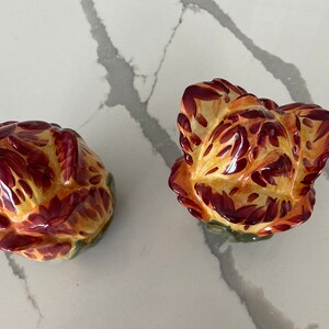 Vintage Ceramic Salt and Pepper Shakers Flower Design. - Etsy