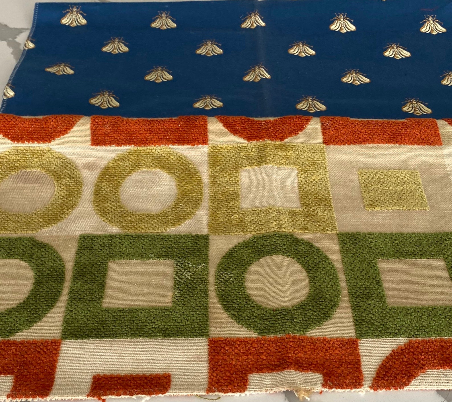 Designer Upholstery Woven Fabric Samples Squares Tapestry - Etsy