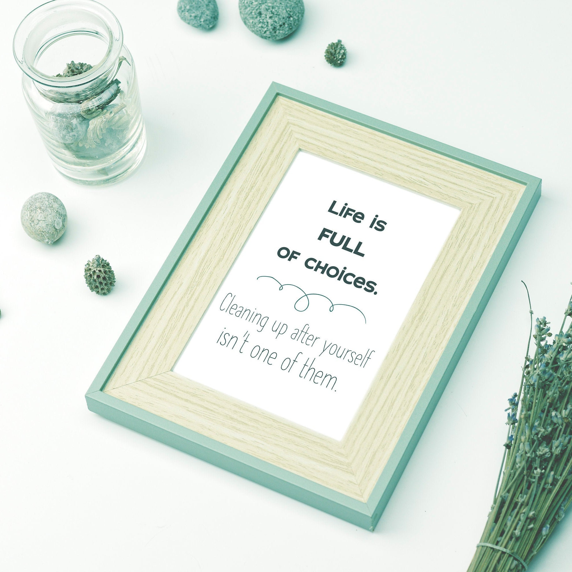 Clean up After Yourself Print, Downloadable Prints, Funny Office Sign ...