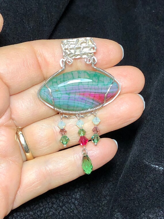 Blushing Dragon Pendant | Etsy