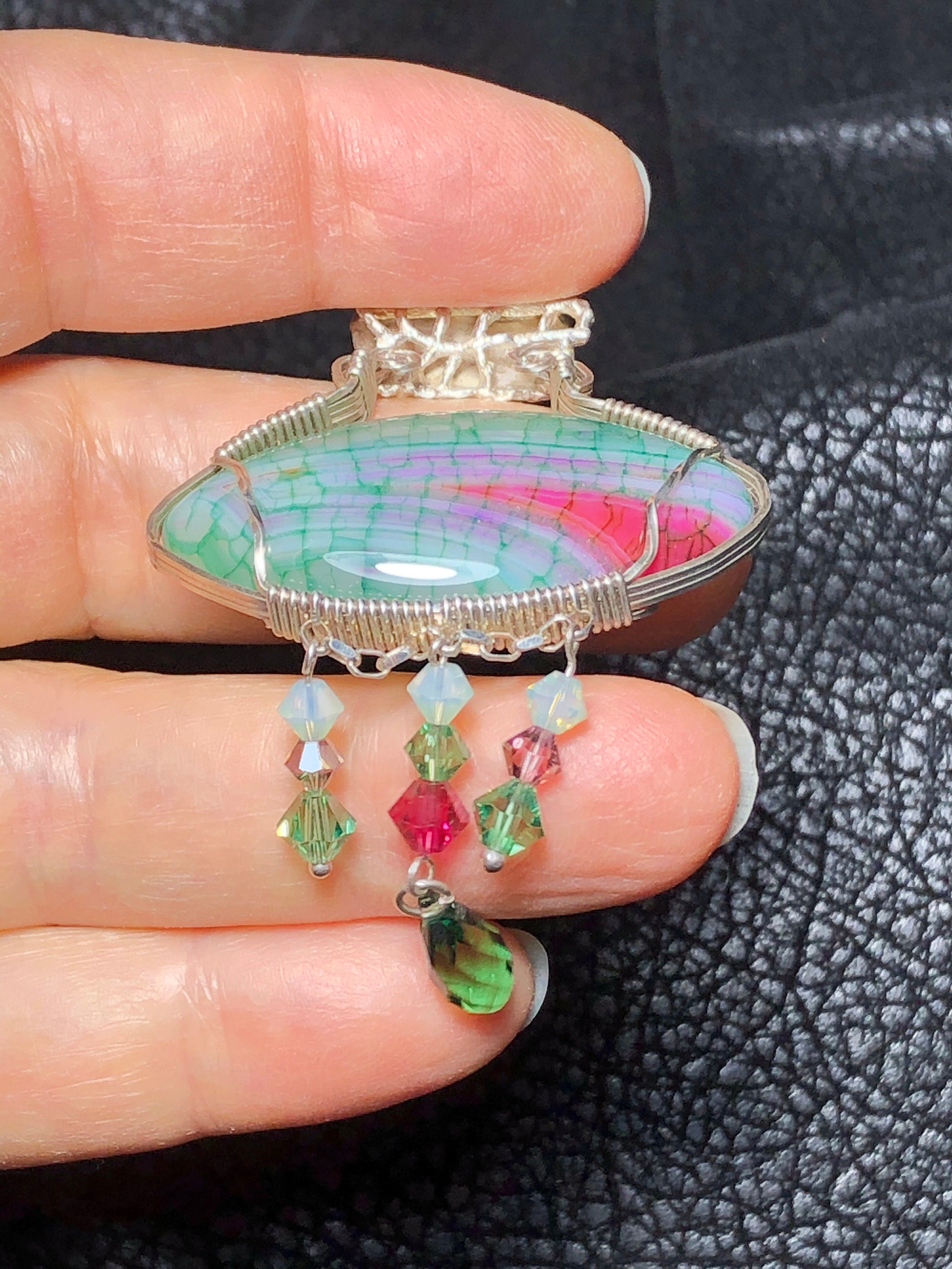 Blushing Dragon Pendant - Etsy