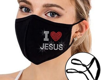 Jesus Face Mask | Etsy