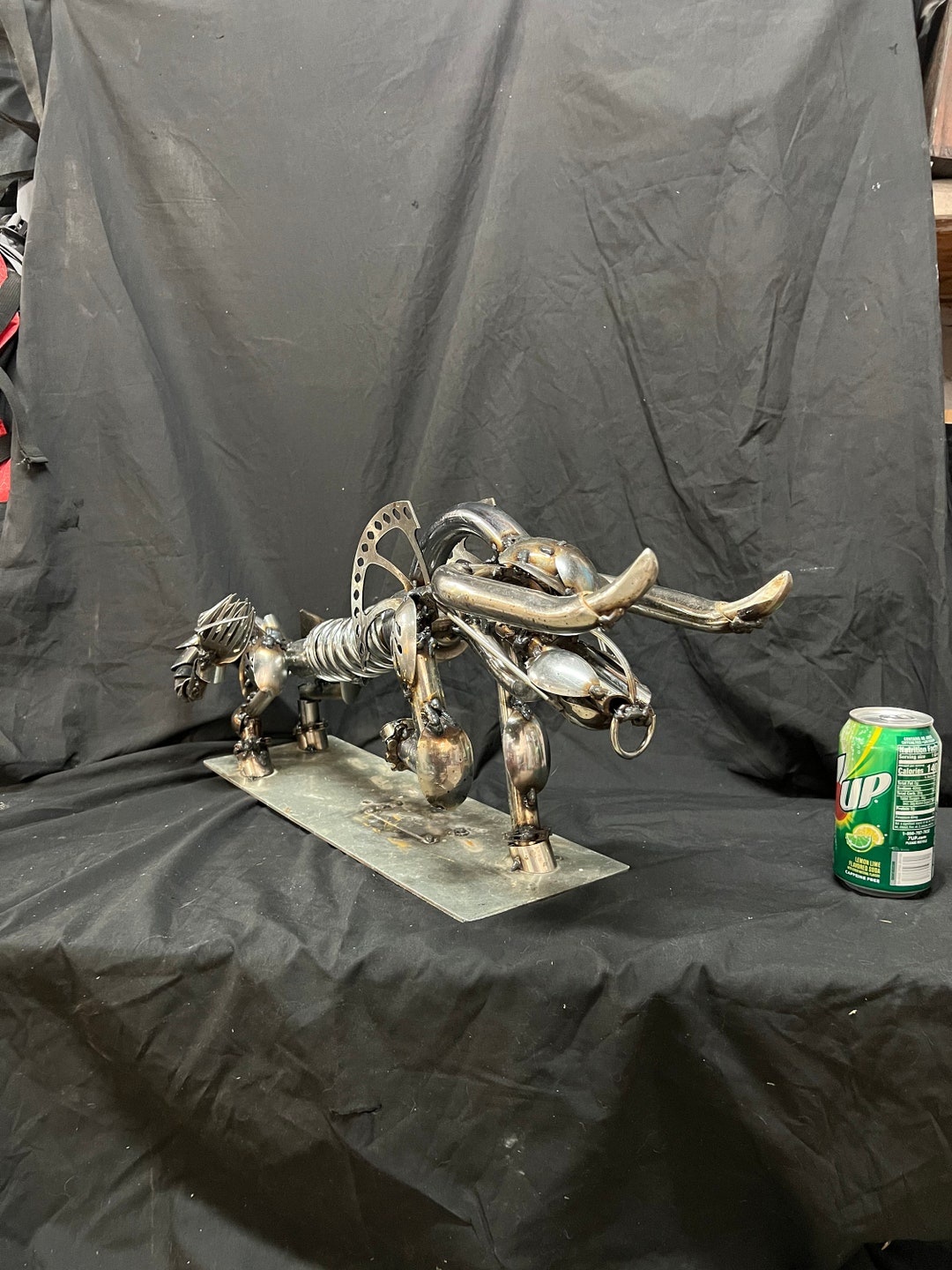 El Toro Metal Sculpture - Etsy