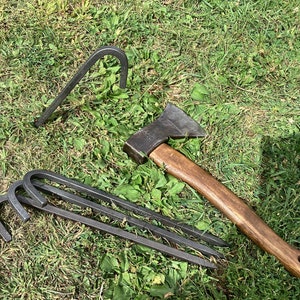 12 Hand Forged Tent Stakes - Etsy