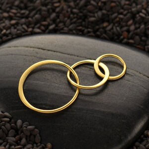 Three Circle Links, Sterling Silver Three Circle Links, Jewelry Links ...