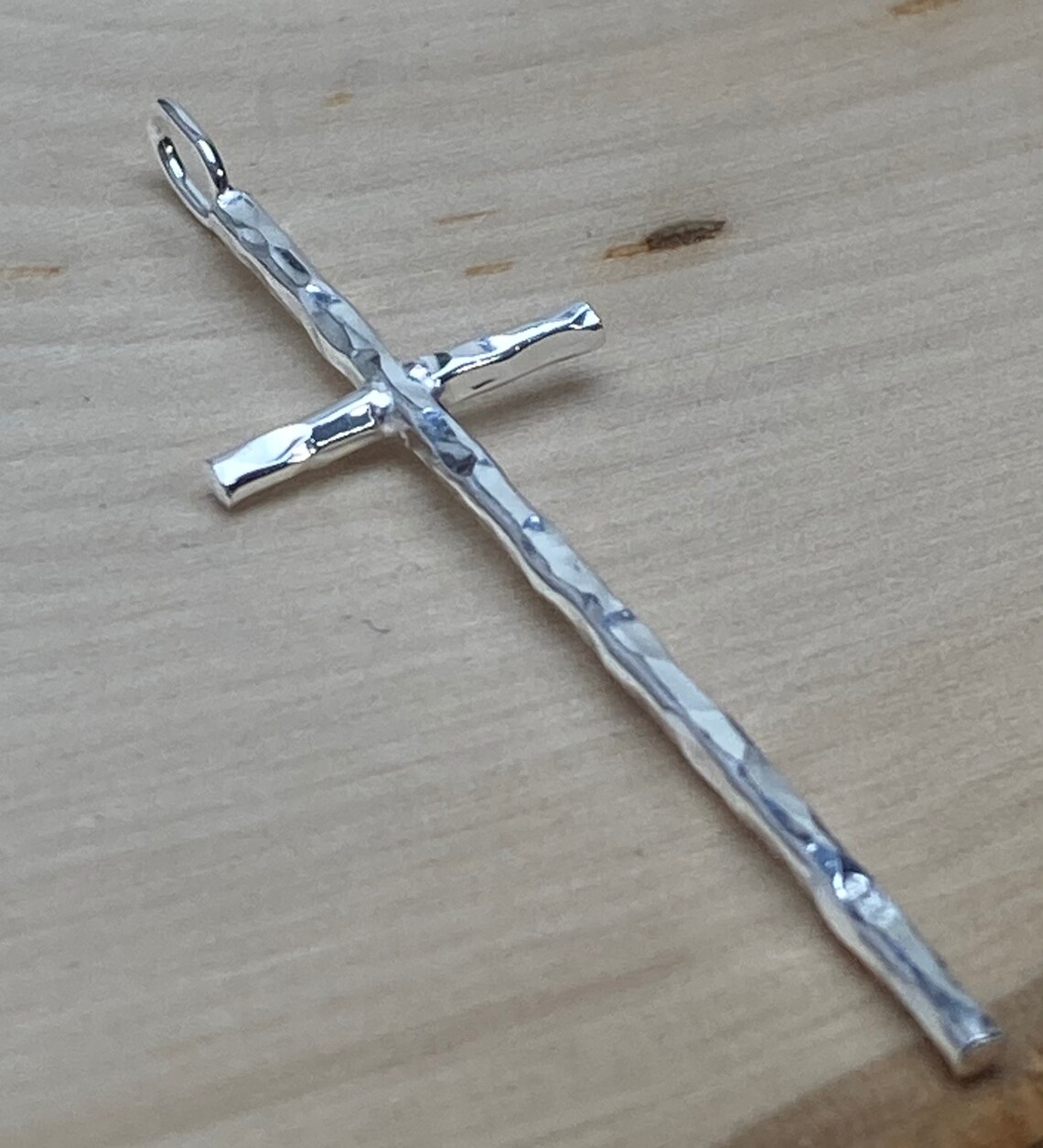 Extra Long Cross Pendant 925 Sterling Silver - Etsy