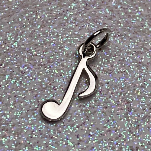 10 or 50 Silver Music Note Charms Music Charm Metal Music - Etsy