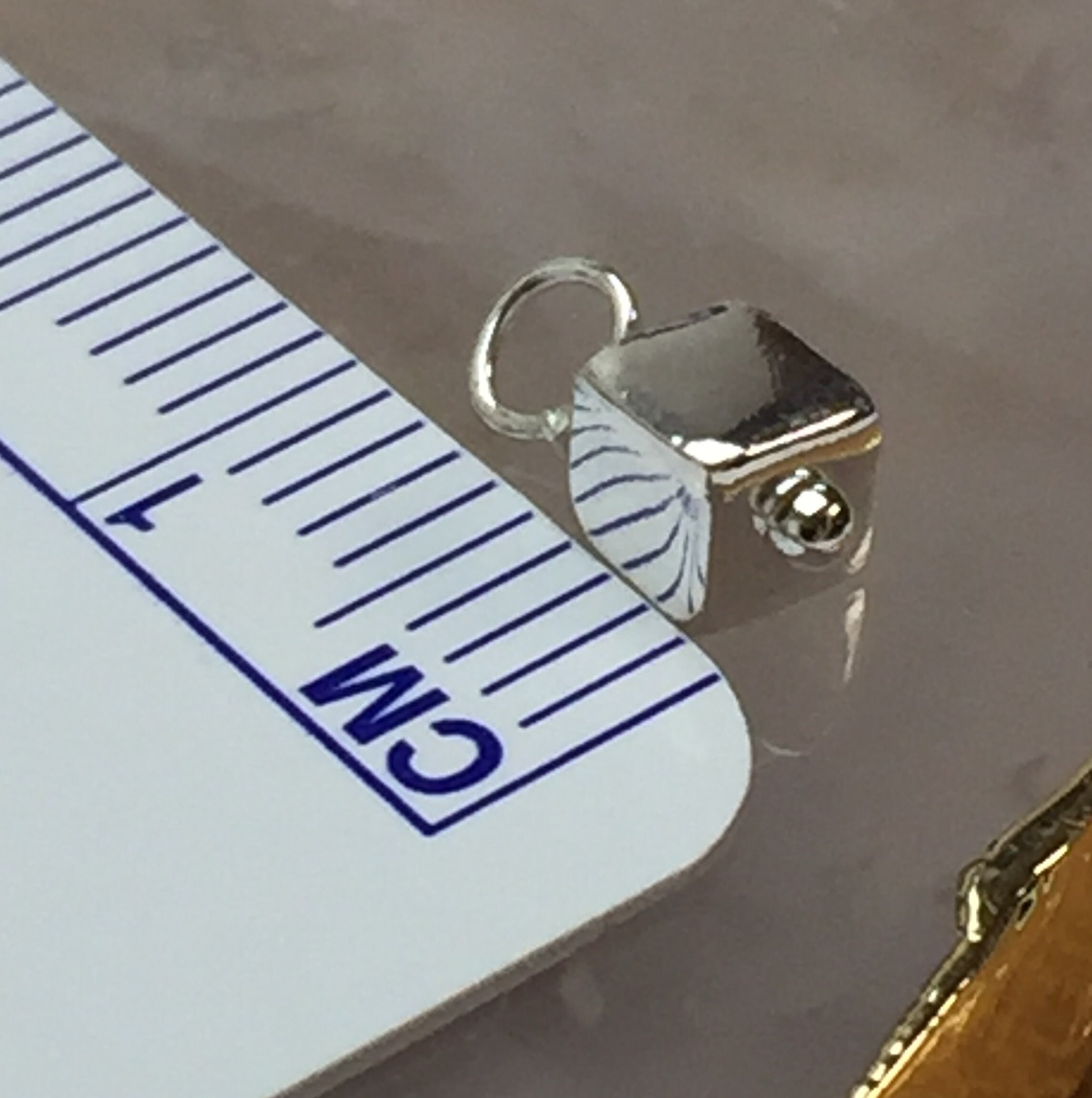 Sterling Silver Cube Charms Hand Wrapped Cube Charms 6mm | Etsy