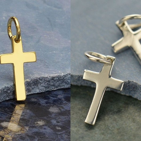 Cross Charm - Etsy