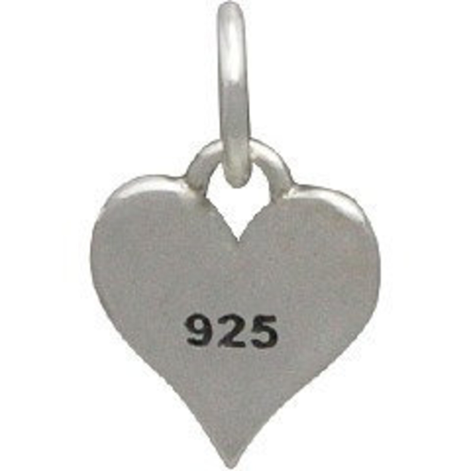 Initial Heart Charms A Z Sterling Silver Small Letter Heart - Etsy