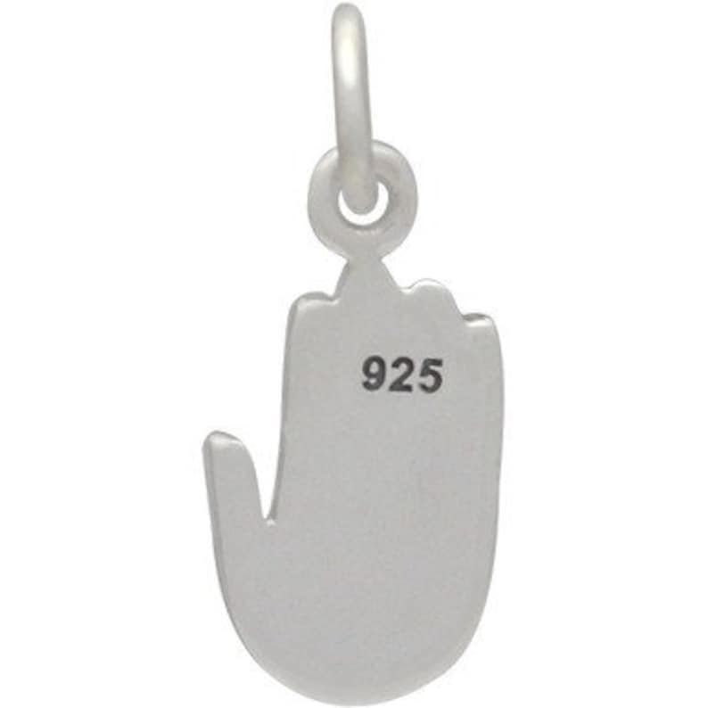 Sterling Silver Healing Hand Charm, A1415, Hamsa Hand - Etsy