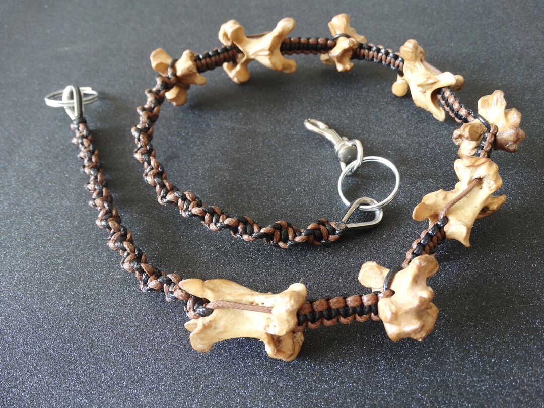Key Leash With Natural Animal Bones Cordon Osso - Etsy