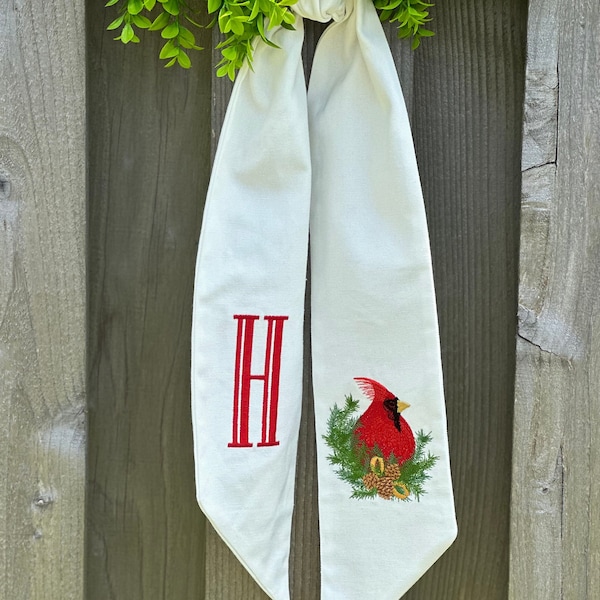 Cardinal Wreath - Etsy