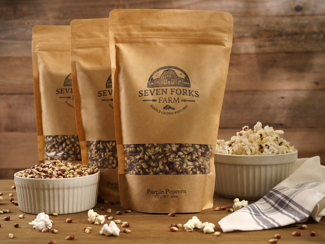 Purple Popcorn 3-30oz. Bags - Etsy