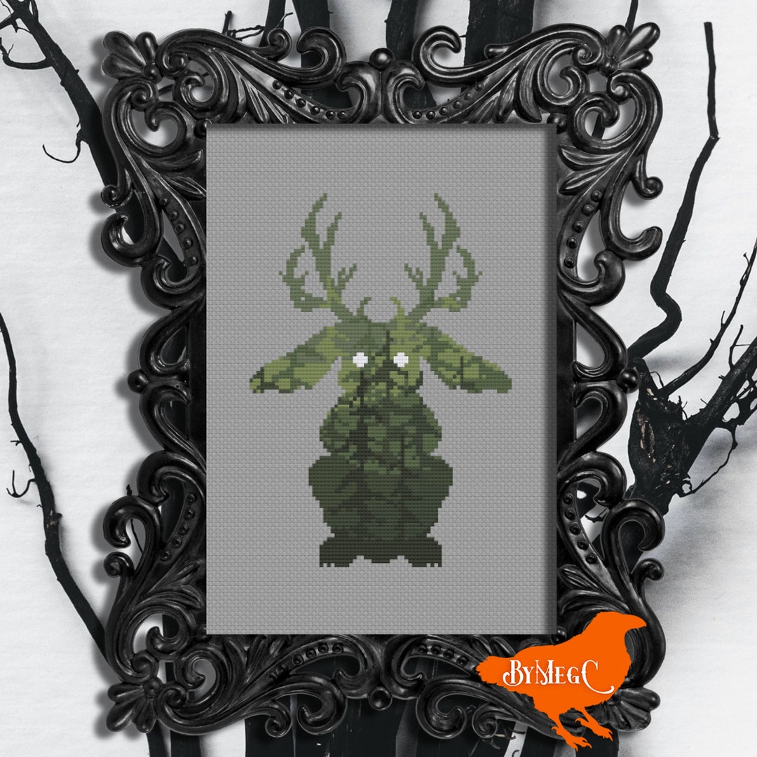 Digital PDF Cross Stitch Pattern, the Jackalope Cryptid, Heckin Cute ...