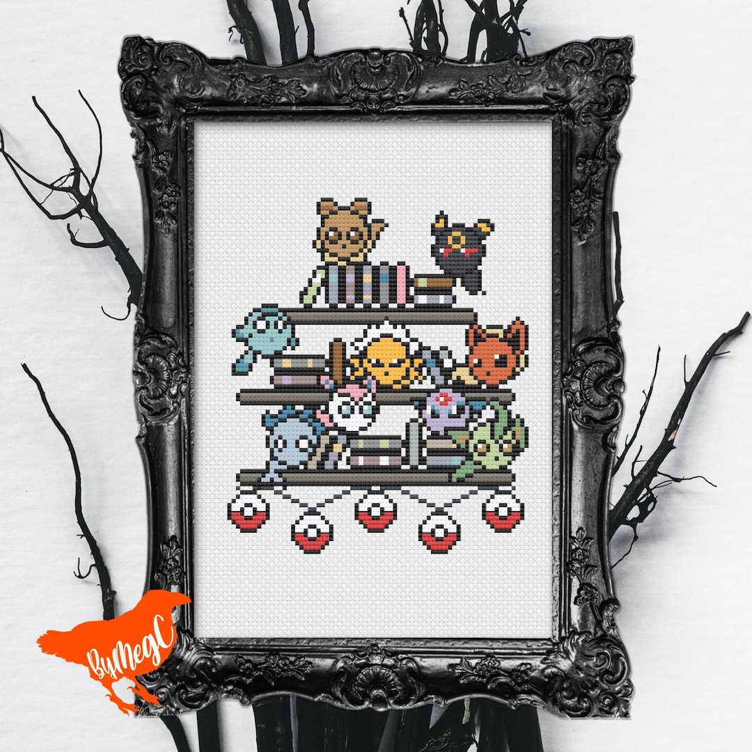 Digital PDF Cross Stitch Pattern - Easy Beginner Xstitch of Chibi Video ...