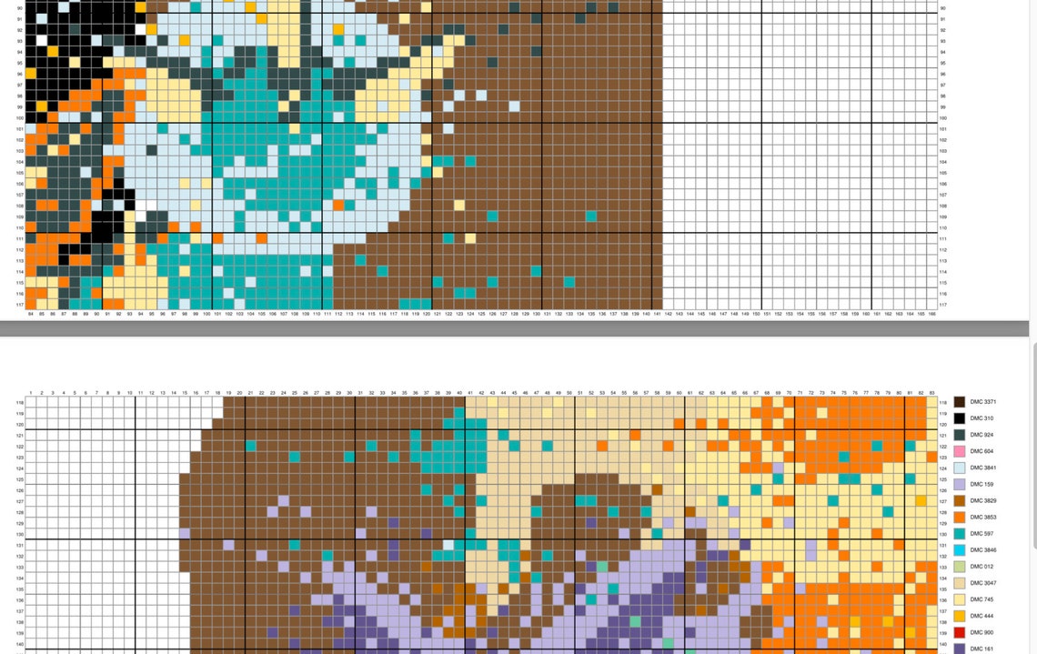 Pixelated Eevee Eeveelutions Counted Cross Stitch Pattern - Etsy