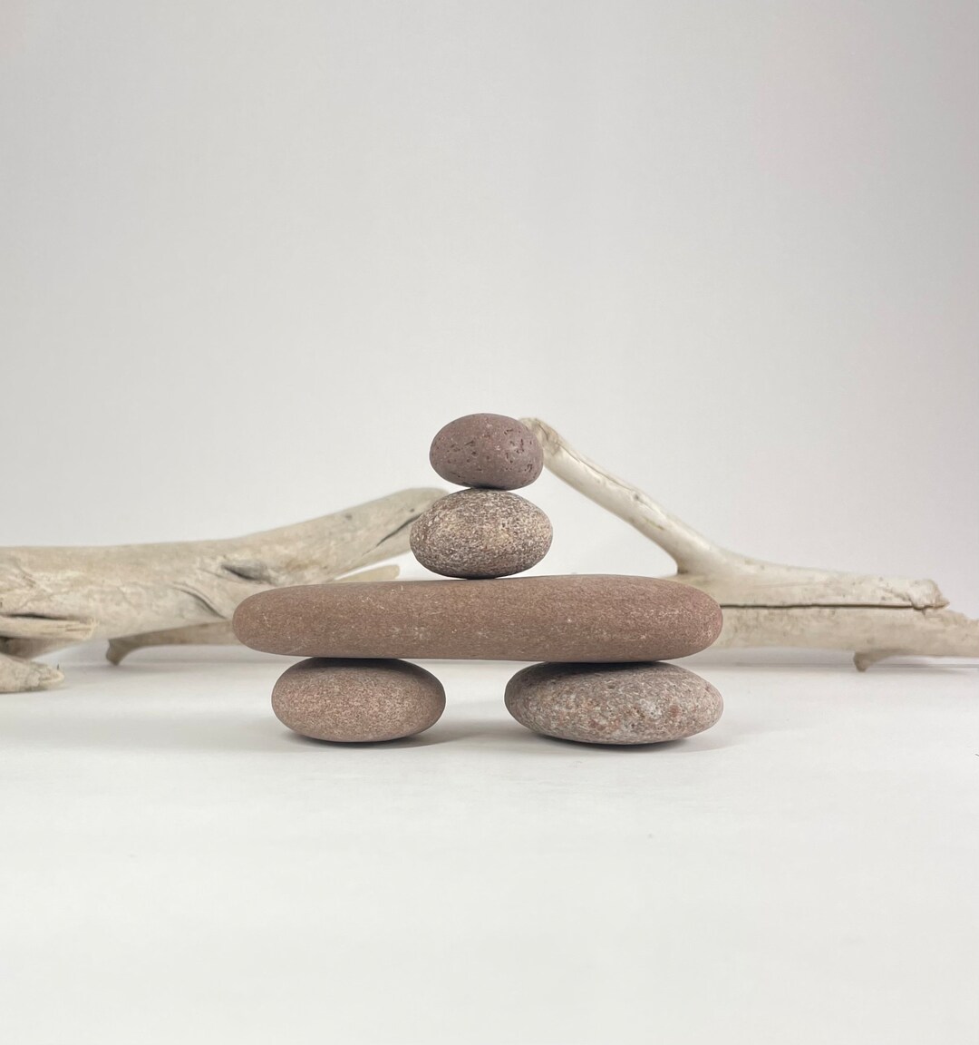Zen Balance Stones — Lake Superior Beach Stones — Mindful Meditation ...