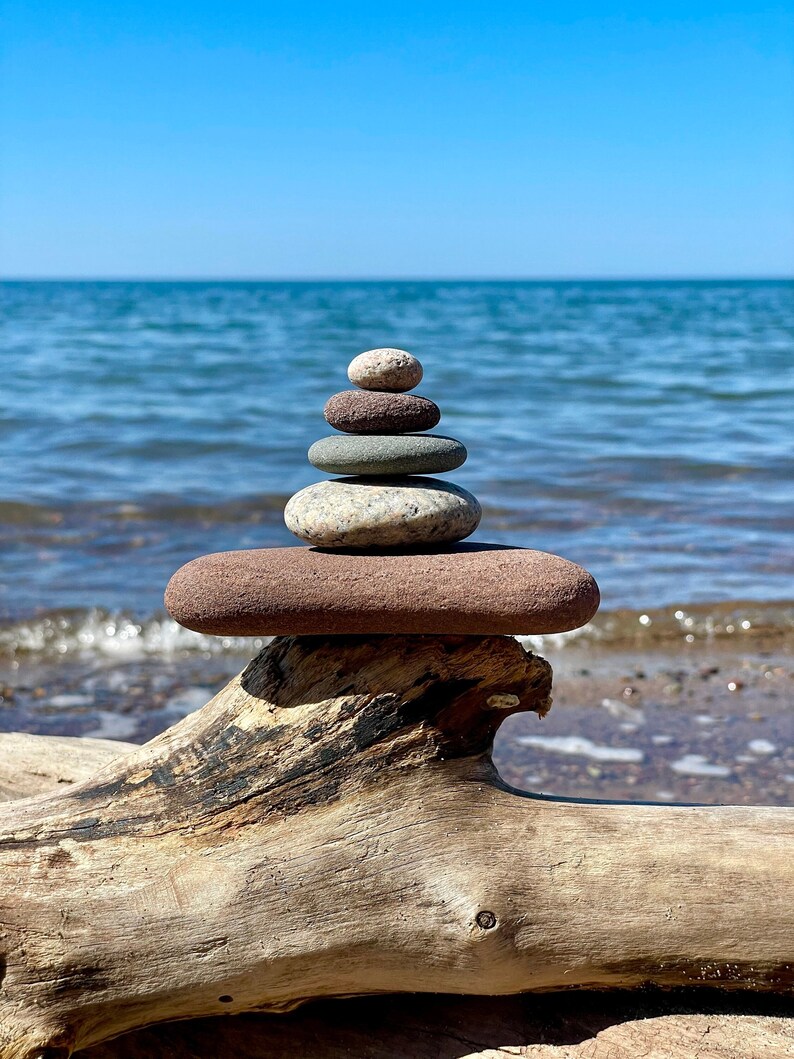 Lake Superior Zen Balance Stones Desktop Zen™ Desk Decor Sustainable ...