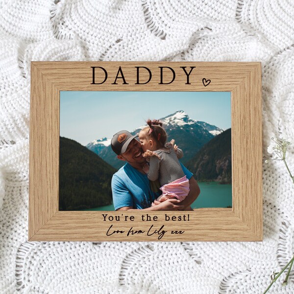 Daddy Daughter Picture Frame - Etsy
