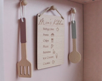 Wooden Play Kitchen - Etsy