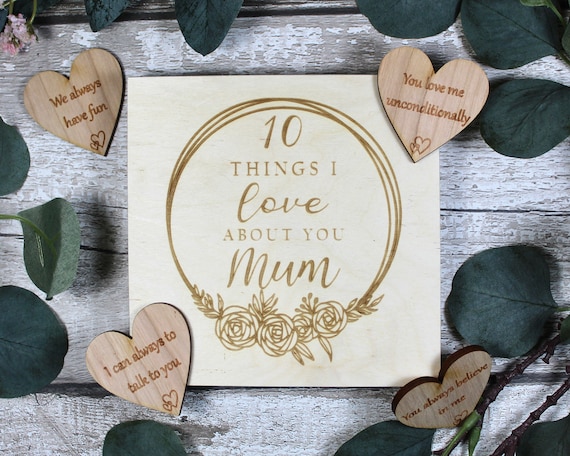 Home & Living Ornaments 10 Reasons Why I Love You Mummy Mother's Day ...