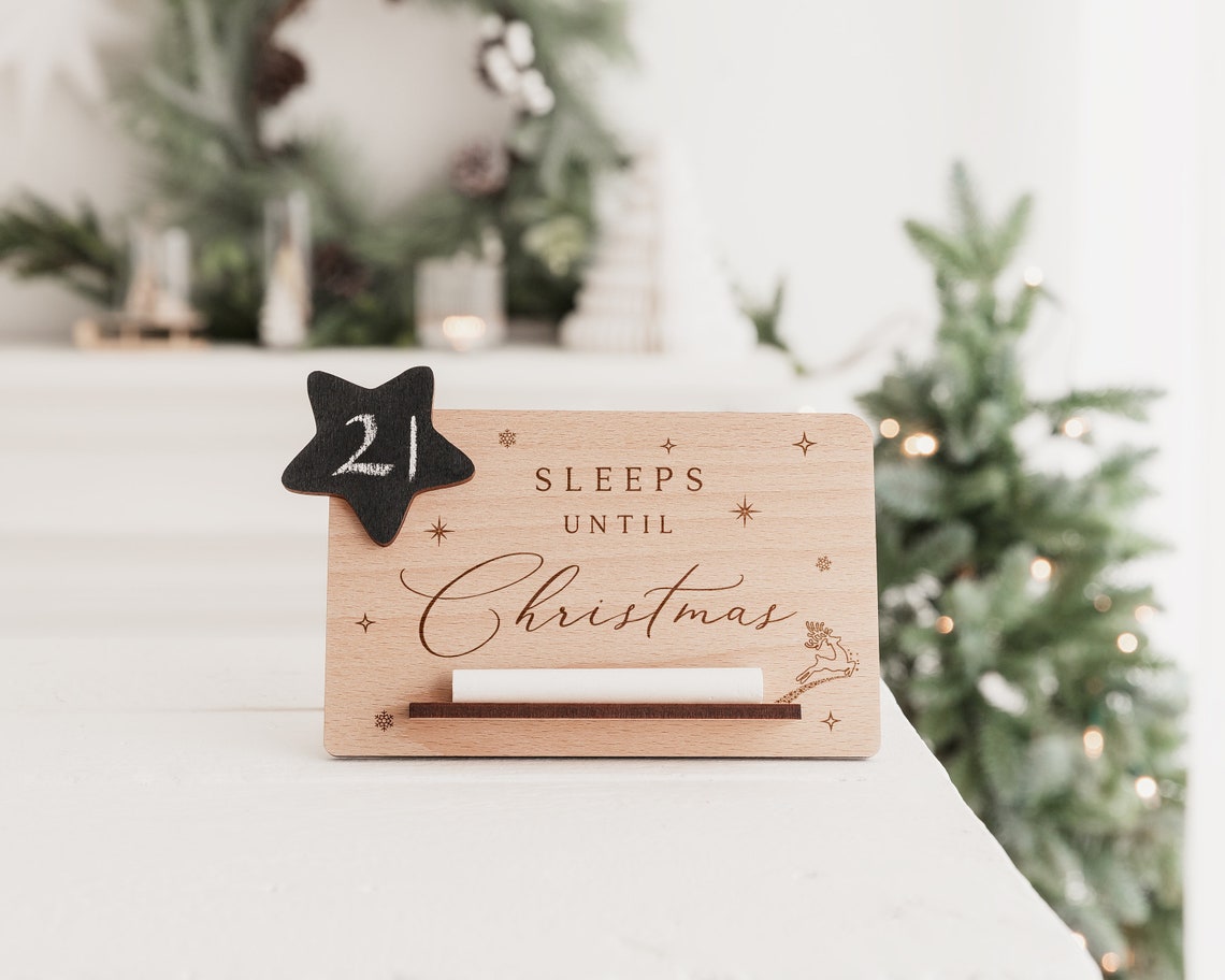 Christmas Countdown | Sleeps Until Santa Arrives | Children's Christmas ...