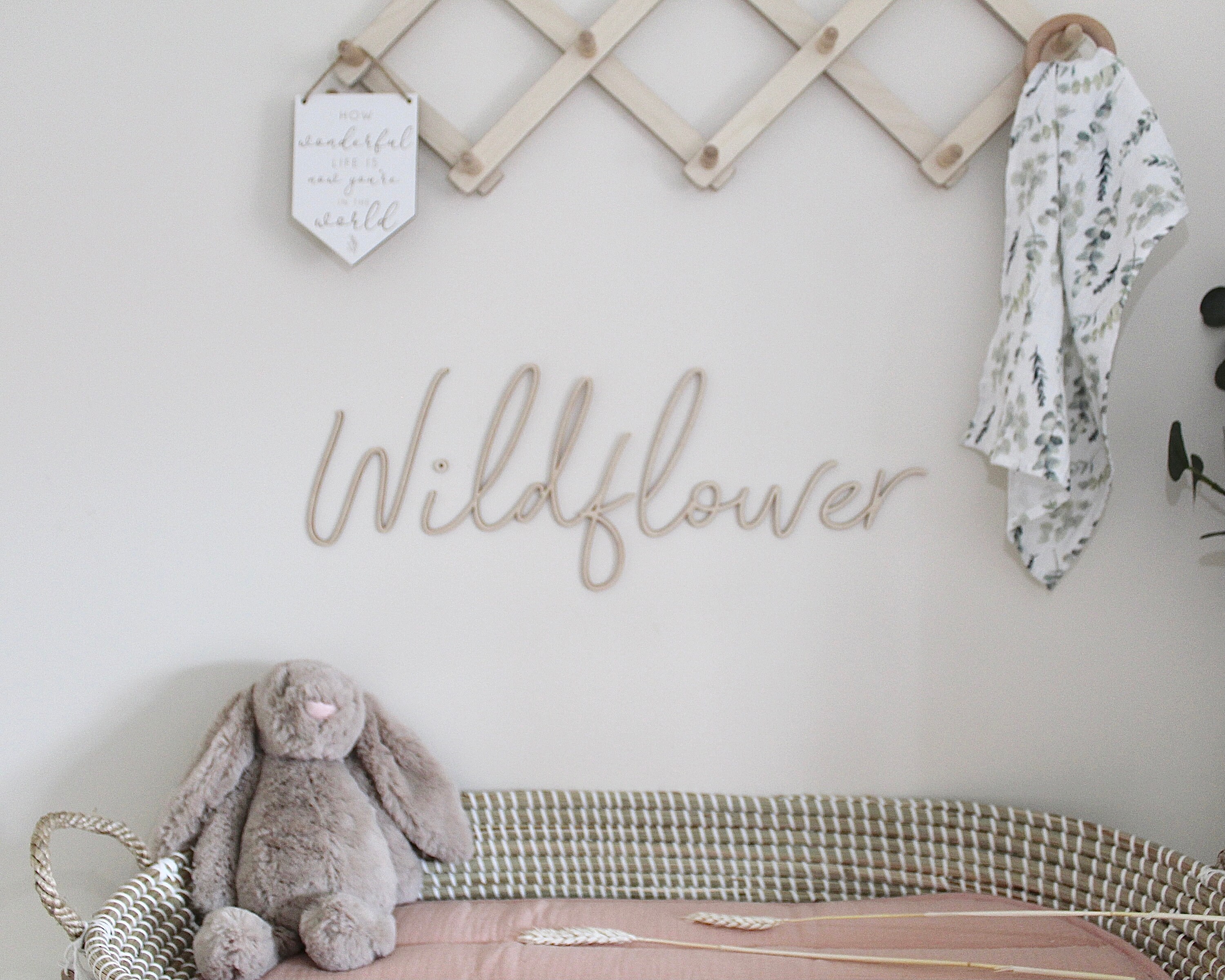 Nursery Decor Sign Nursery Wall Art Baby Name Sign - Etsy UK