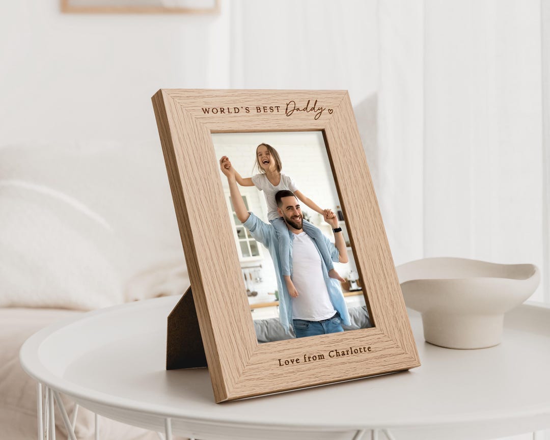 World's Best Daddy Gift | Daddy Photo Frame | Daddy Father's Day Gift ...