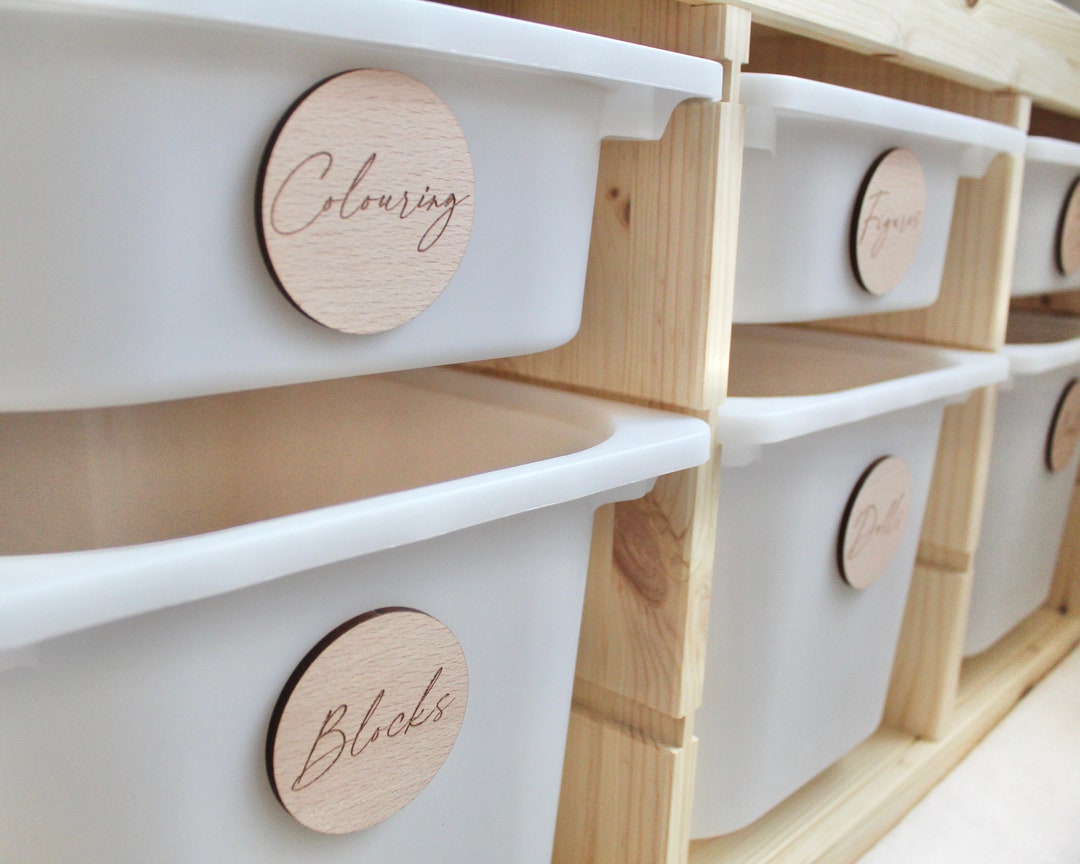 Baby Children's Nursery Toy Wooden Labels | Wooden Storage Labels ...