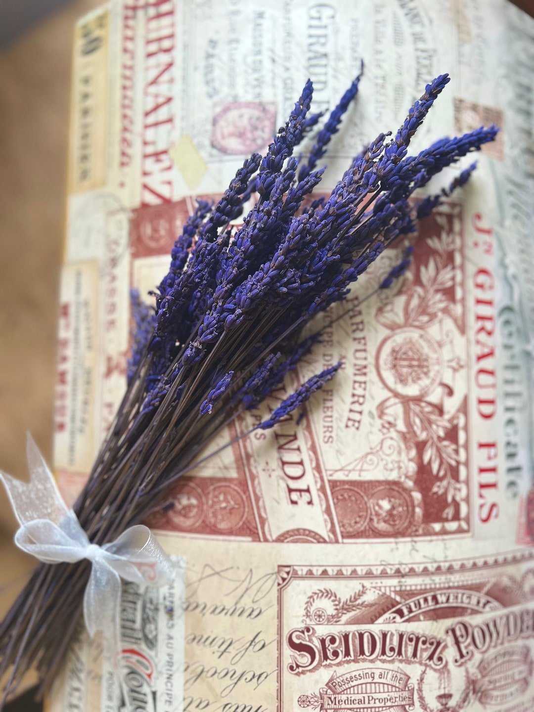 Dried Lavender, Lavender Bunch, Bunch of Scented Preserved Real ...