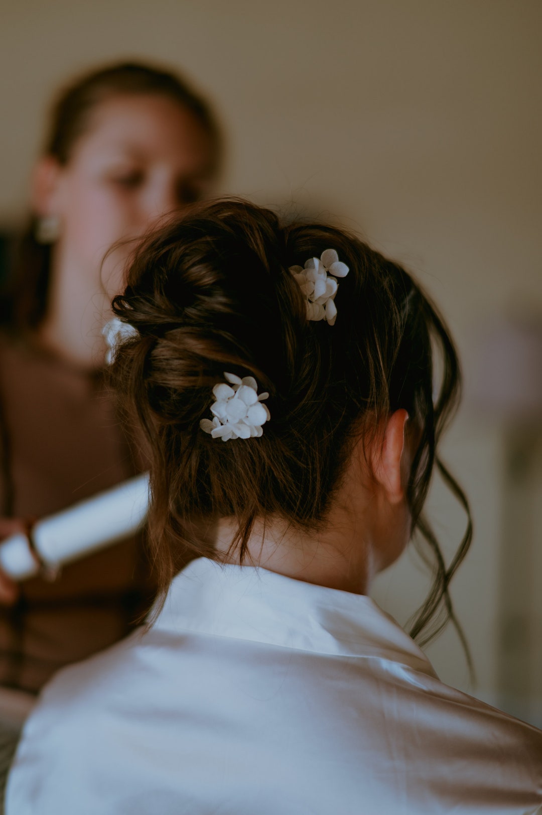 Hydrangea Hair Pins, Dried Flower Hair Pins Wedding, Floral Hair ...