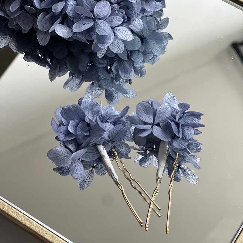 Blue Hair Pins - Etsy