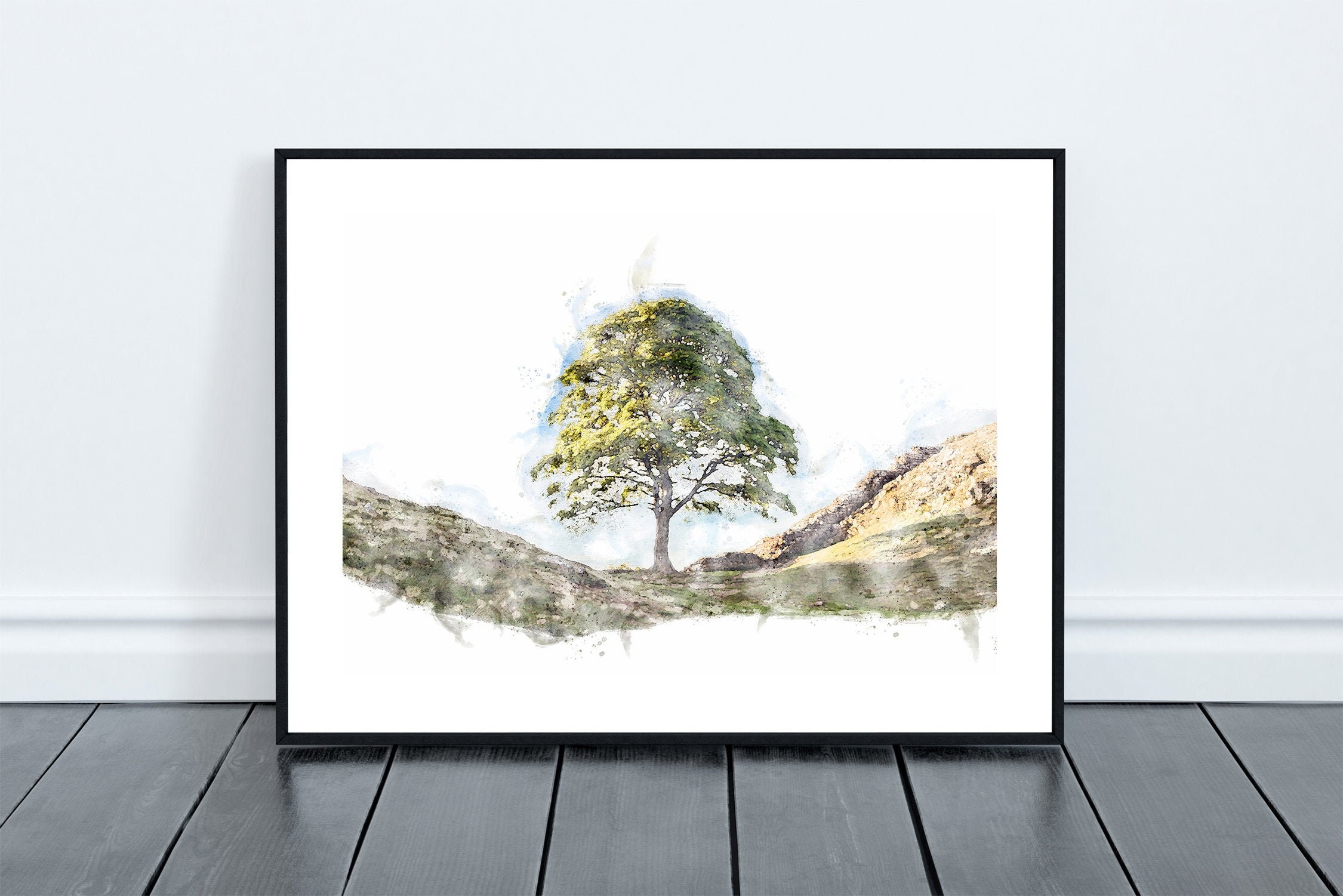 Sycamore Gap Tree Fine Art Print on Hadrian's Wall near | Etsy