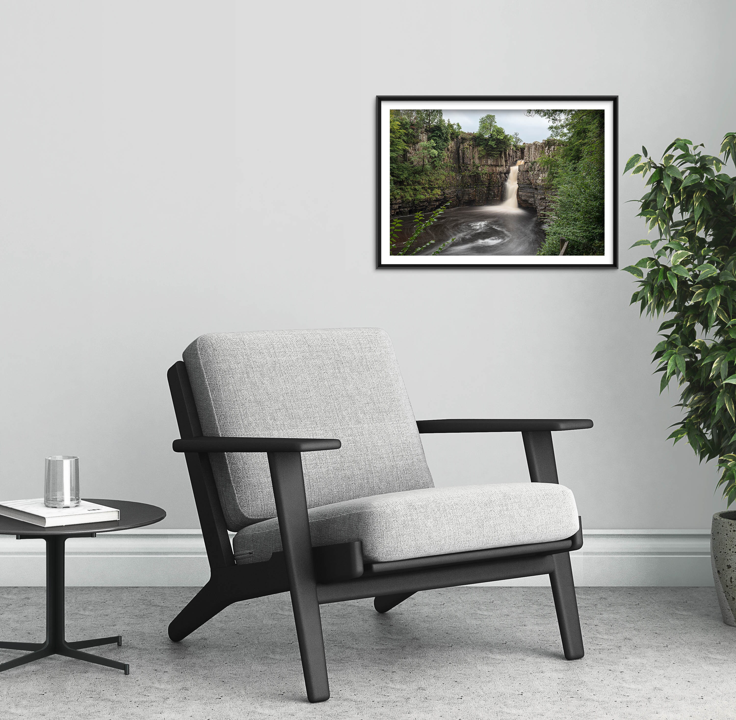 High Force Waterfall on the River Tees Print, Near Middleton-in ...