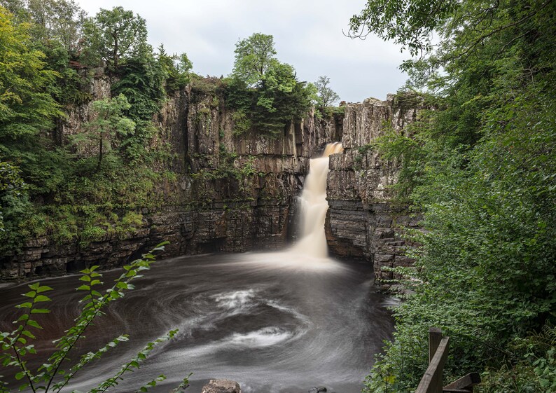 High Force Waterfall on the River Tees Print Near - Etsy UK