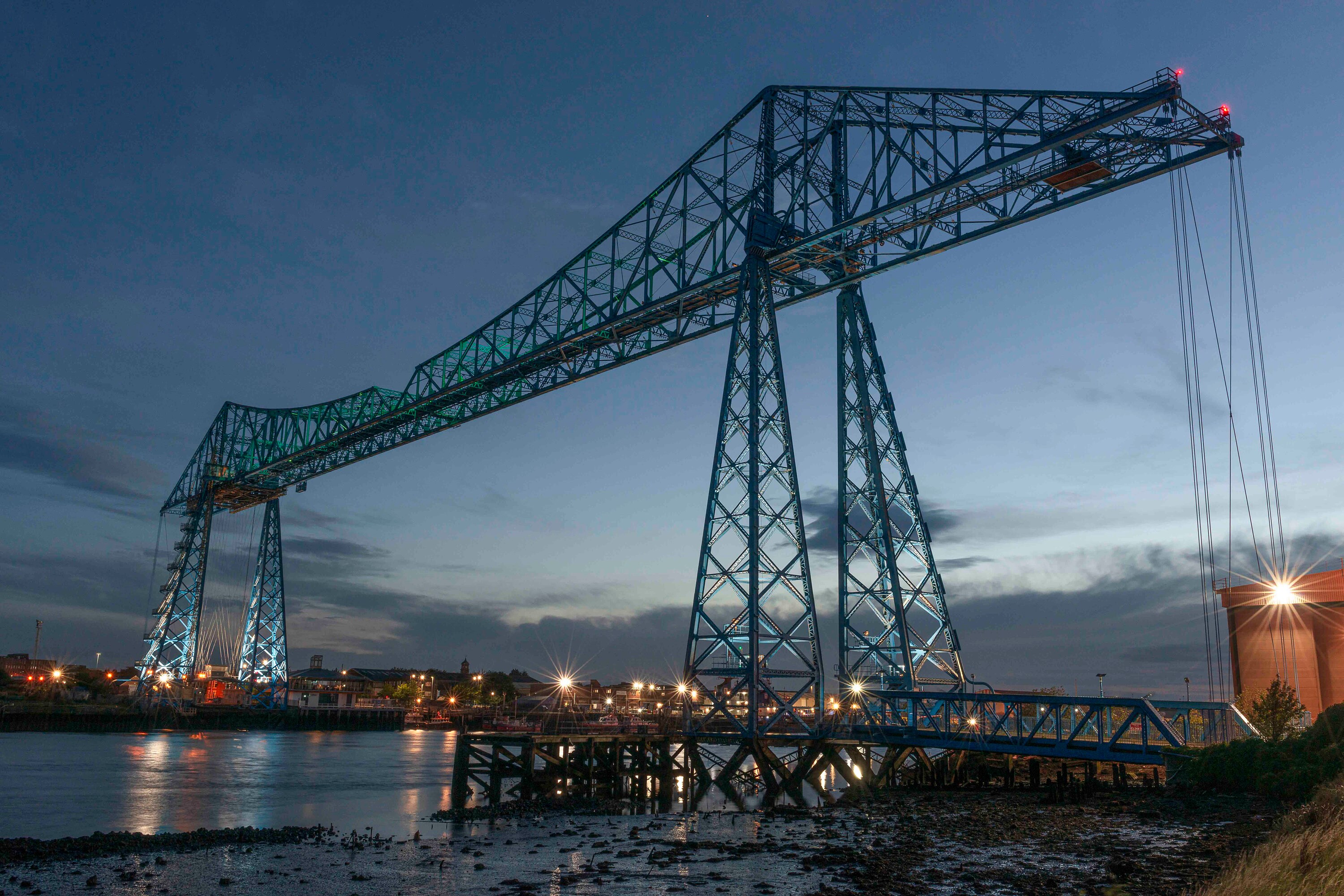 The Tees Transporter Bridge Middlesbrough Transporter Bridge | Etsy