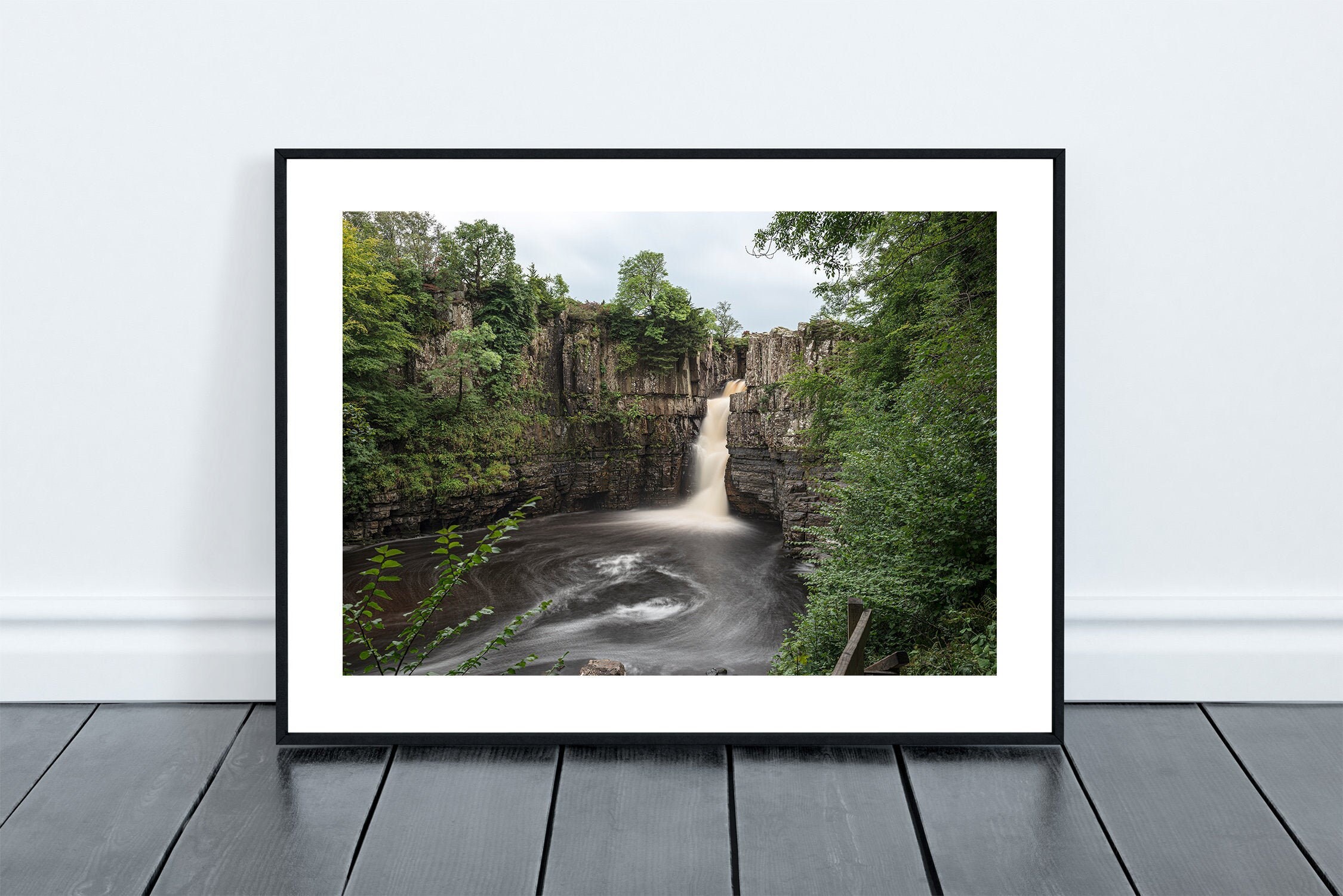 High Force Waterfall on the River Tees Print Near - Etsy UK