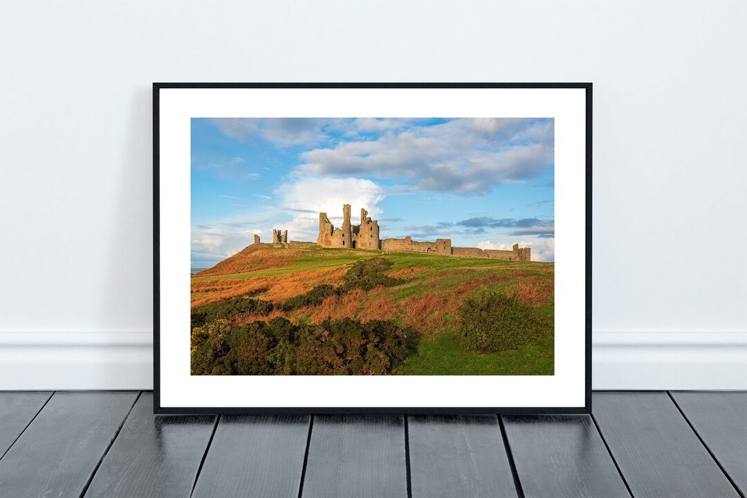 Dunstanburgh Castle in Northumberland Print. - Etsy